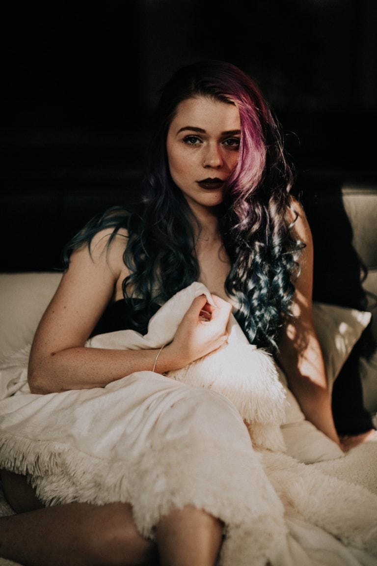 Dark and Moody Boudoir | Aidan's In-Home Boudoir Session