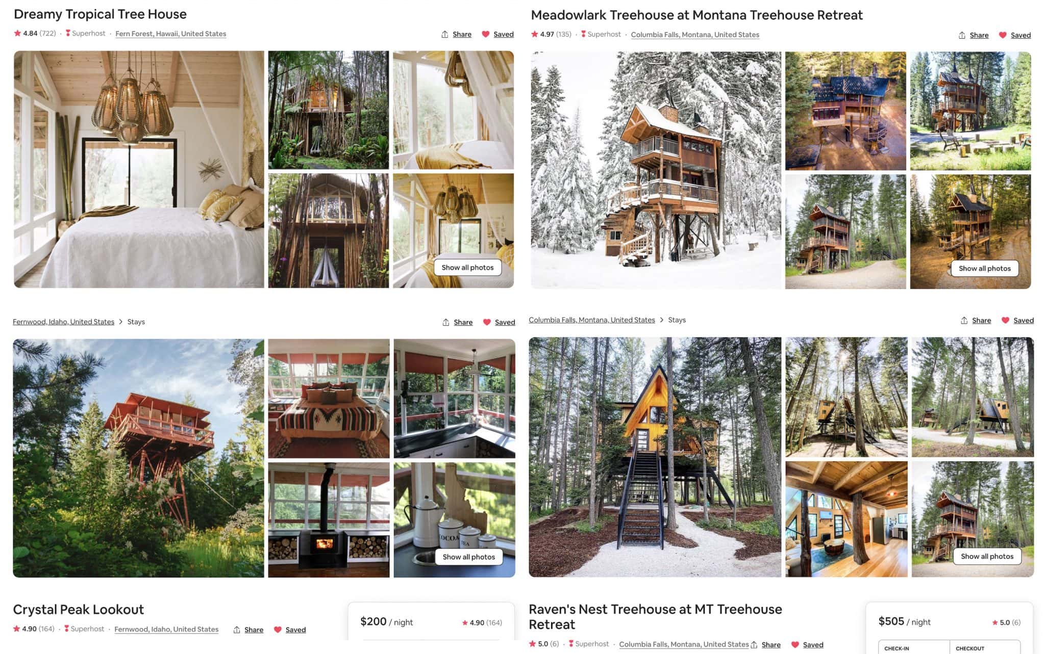 17 Best Treehouse Vacation Rentals in the US | Best Airbnb Treehouses