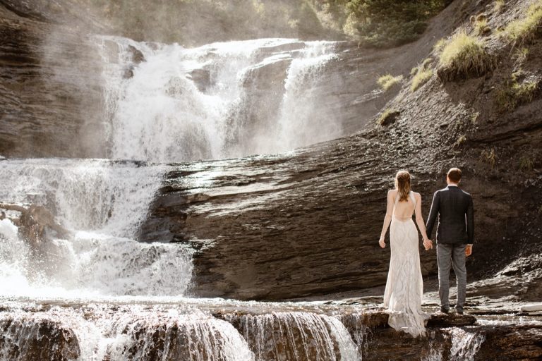 Crested Butte Elopement | Secret Waterfall + Canoe Wedding Adventures