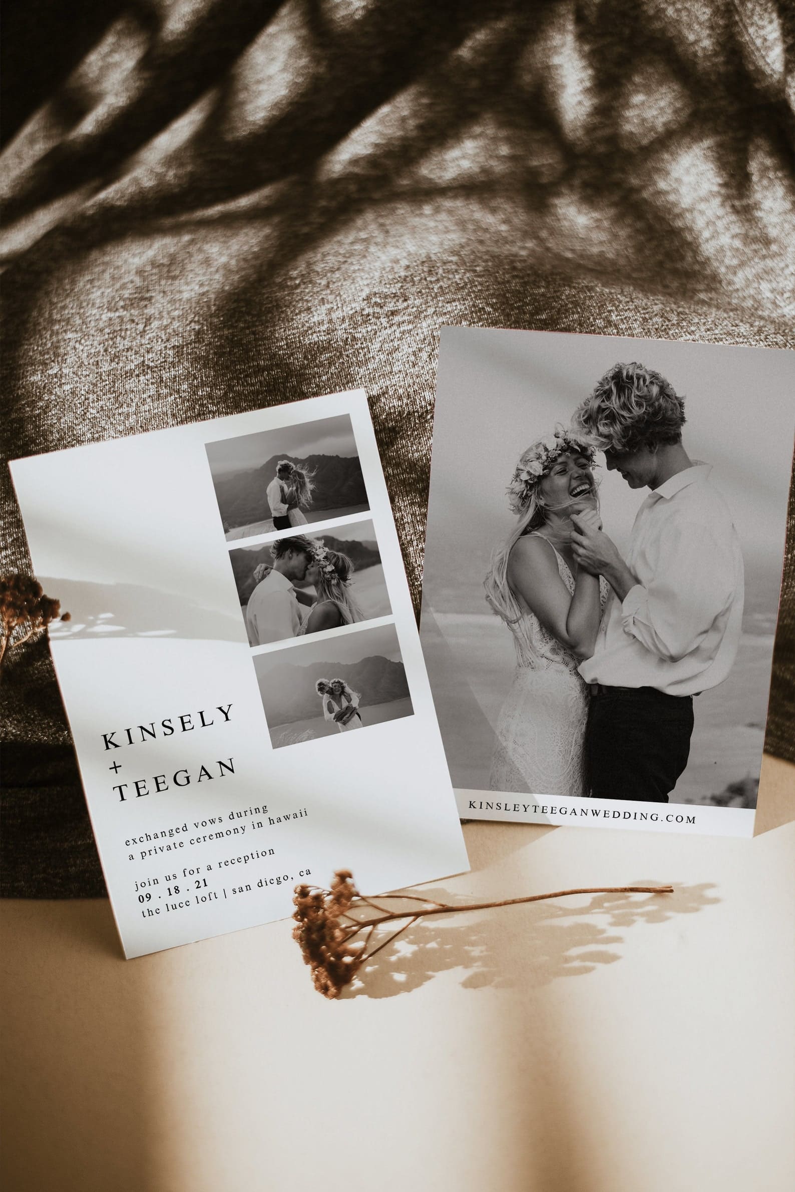 Guide to Elopement Announcements + Our Favorite Announcement Cards